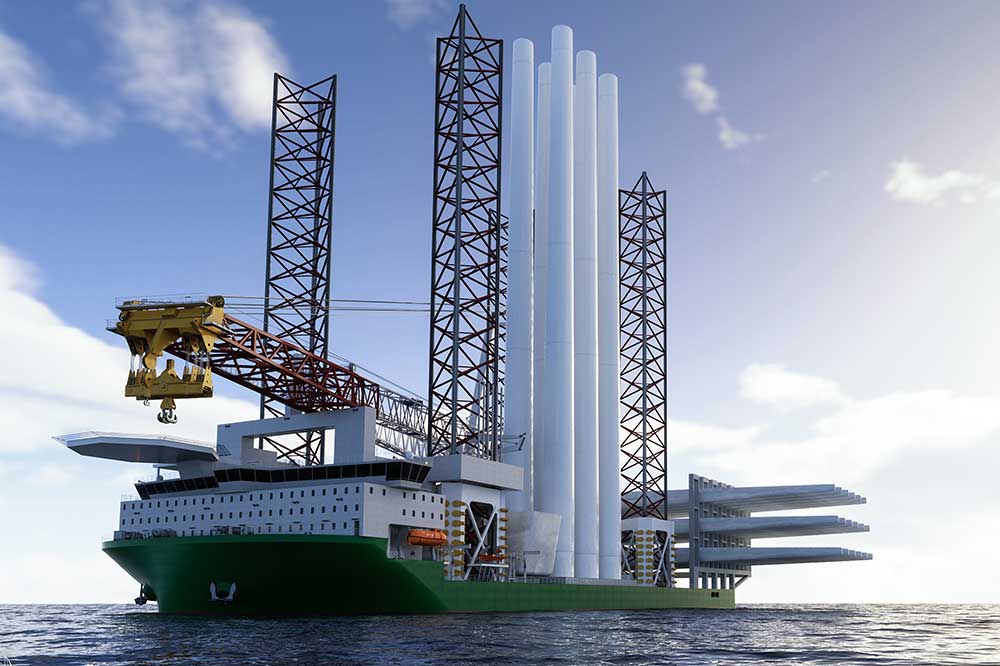 Knud E. Hansen entwickelt Mega-Wind-Installationsschiff | HANSA Online