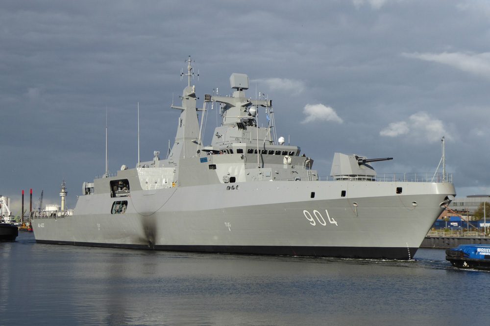 Erste Fregatte für Ägypten wartet auf die Übergabe