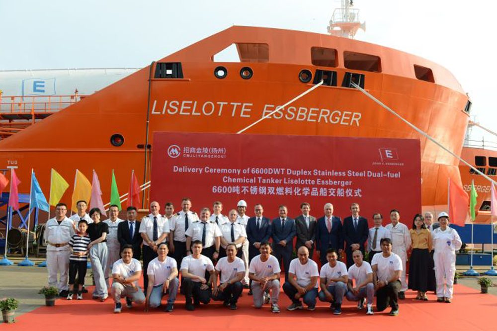 Essberger stellt ersten neuen Parcel-Tanker in Dienst
