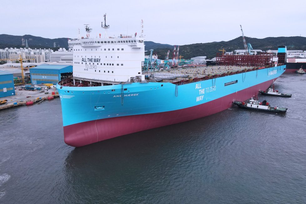 »Ane Maersk« ist erstes großes Methanol-Containerschiff