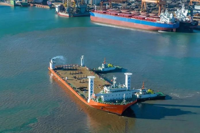 First Chinese rotor sail system goes into operation