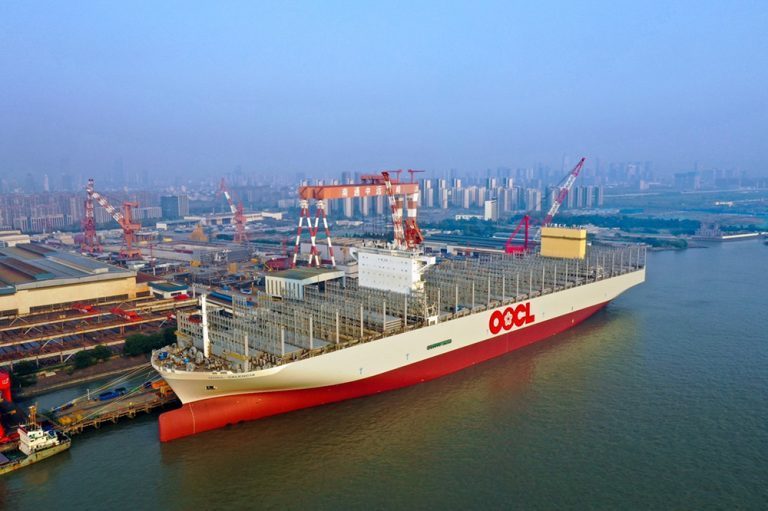 OOCL schickt 24.188-TEU-Neubau nach Wilhelmshaven
